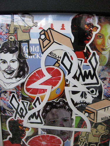 Pawn Works Sticker Machine Debuts at Quimby’s! « Quimblog