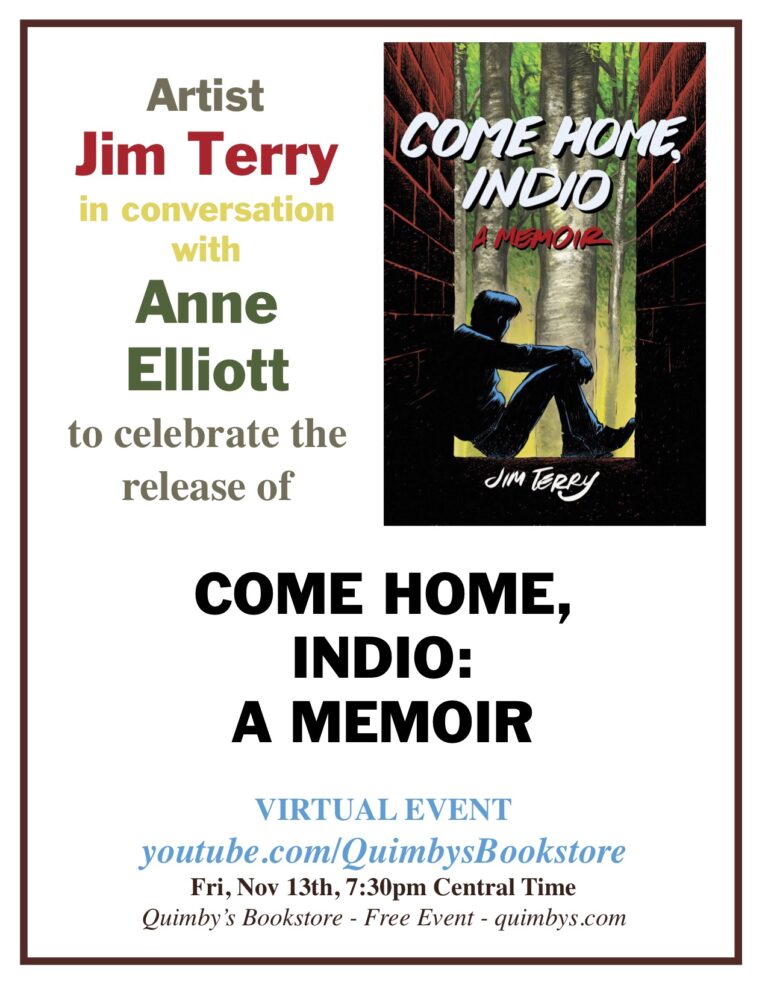 Jim Terry Reads From COME HOME, INDIO with Anne Elliott, a Quimby’s ...