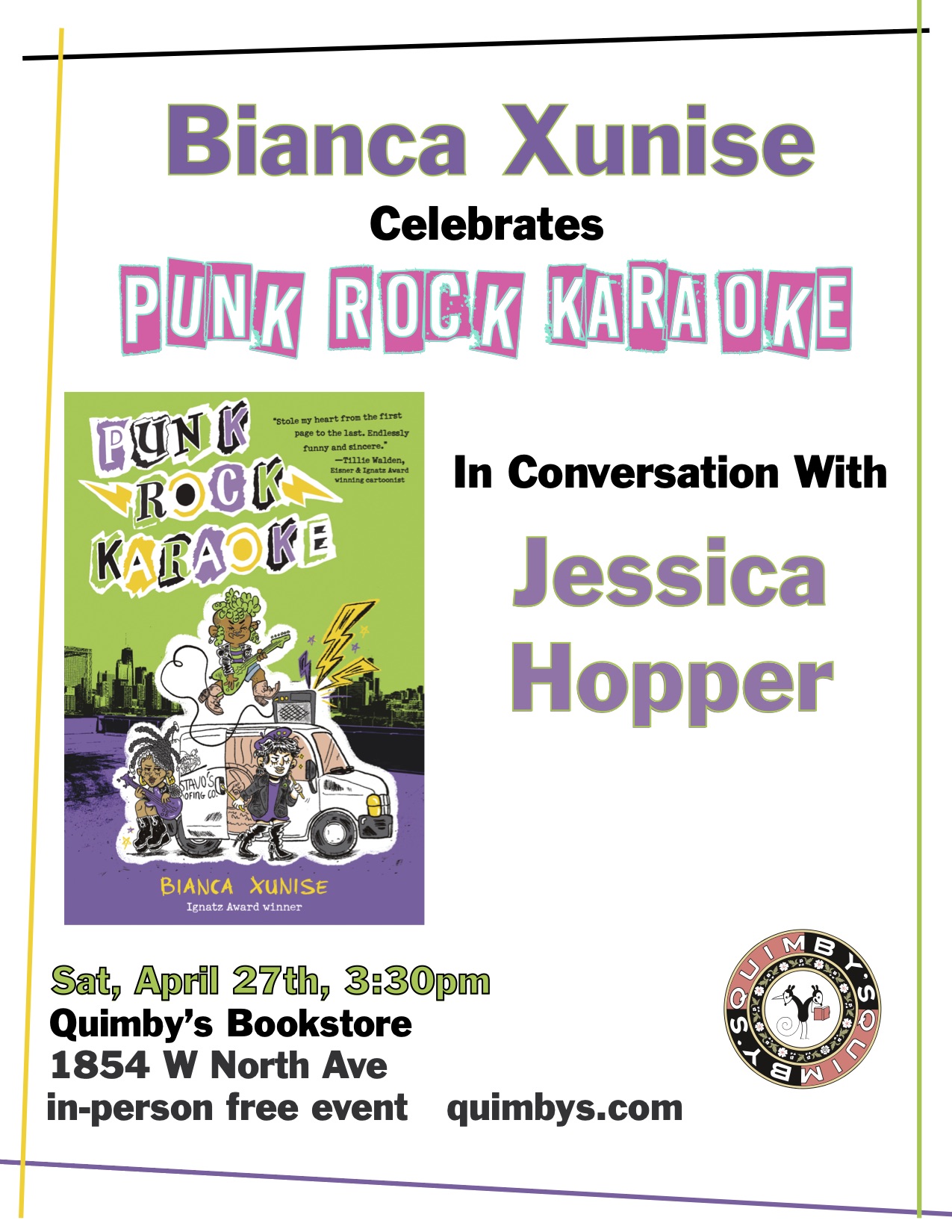 Bianca Xunise Celebrates PUNK ROCK KARAOKE, In Conversation with ...