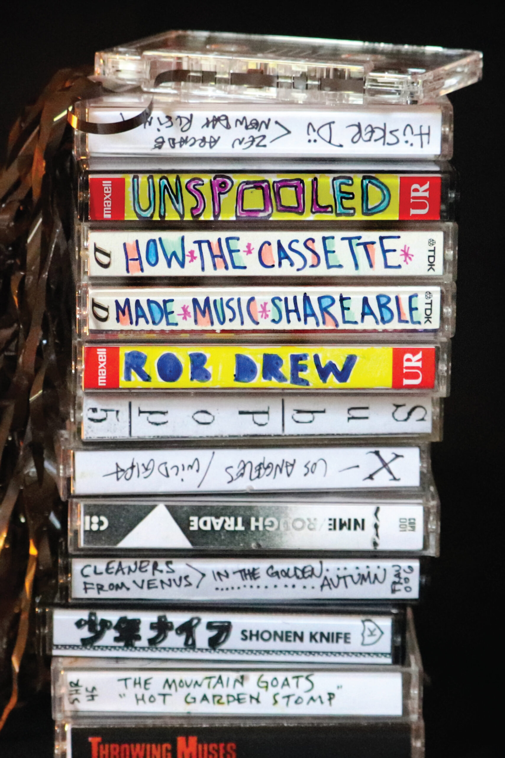 Rob Drew Celebrates Unspooled: How the Cassette Made Music Shareable ...